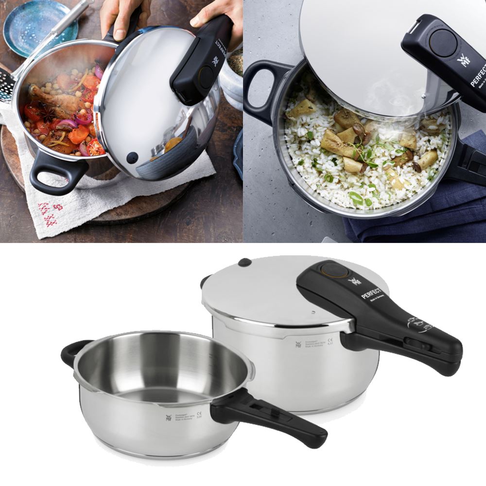 WMF 퍼펙트 압력솥 듀오세트 3.0L+4.5L / 압력밥솥 밥솥 wmf압력밥솥 가스압력밥솥 인덕션압력밥솥 , 369,700원, 다모아아토즈님의 스토어 [디비디비]